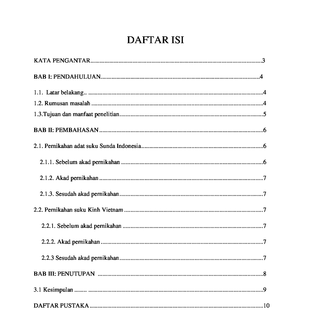 Download 10+ Contoh Daftar Isi Makalah Skripsi Laporan Proposal 2019